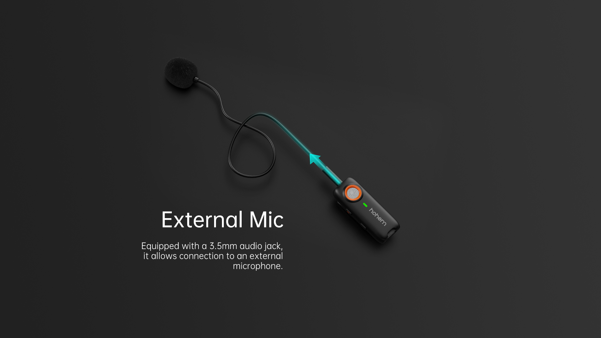 Hohem MIC-01 | Elevated Wireless Audio Microphone