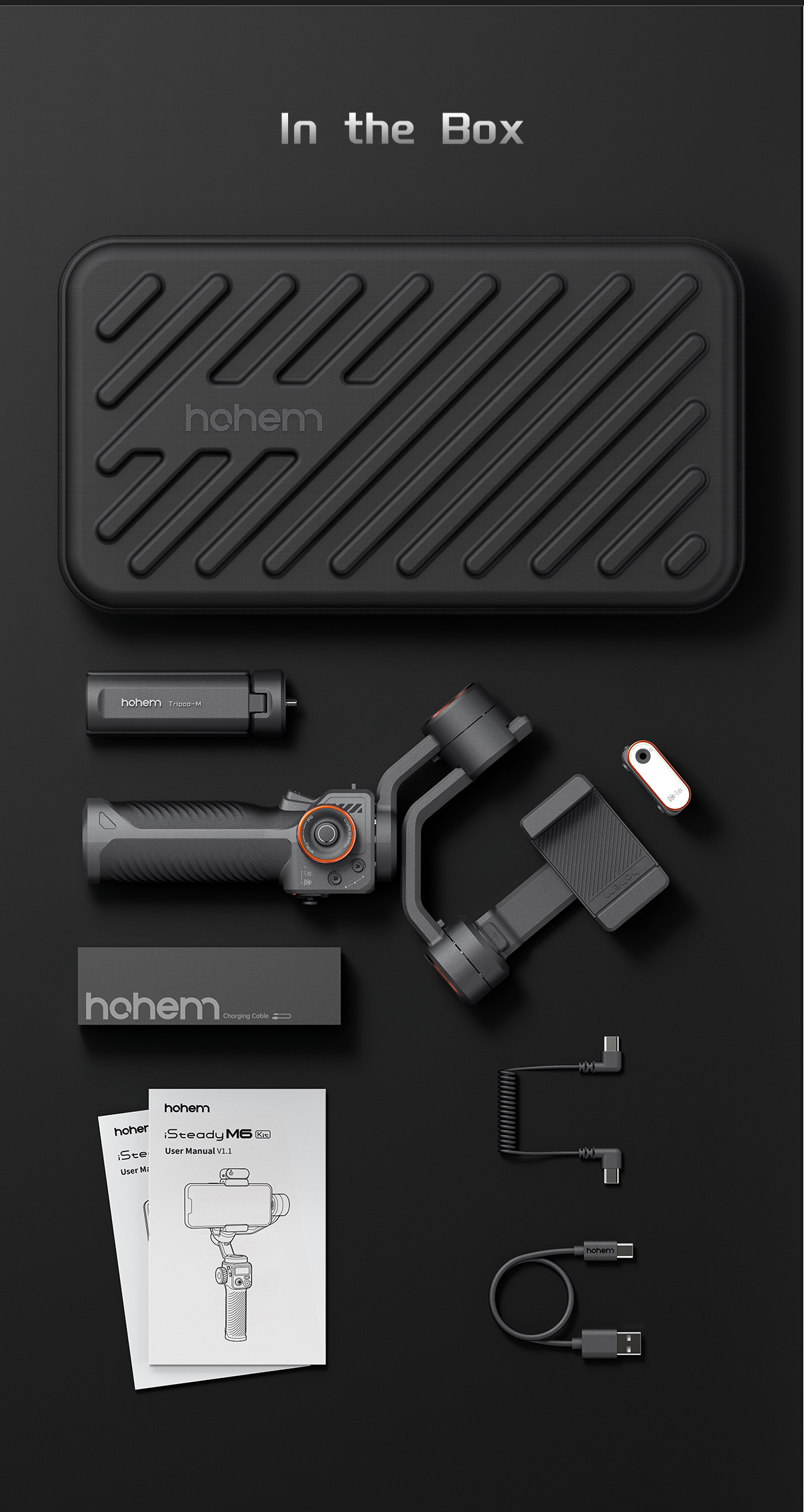 Hohem iSteady M6 | Ultra-wide Angle Gimbal for Motion Capture